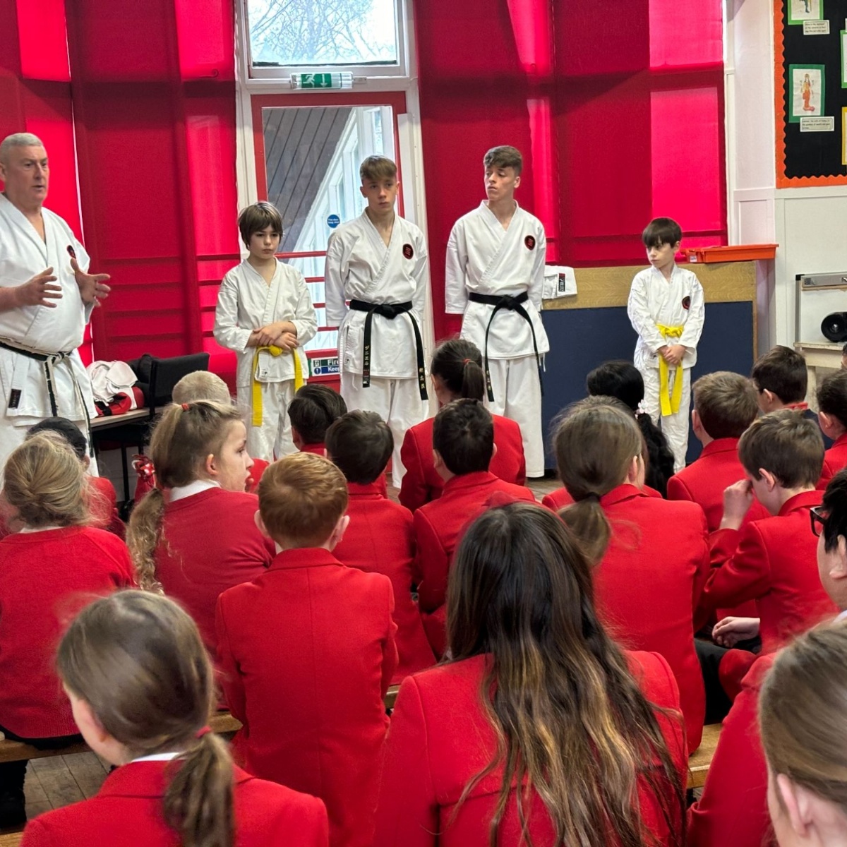 Prenton Preparatory School - Visit from Sensei Nolan to Assembly