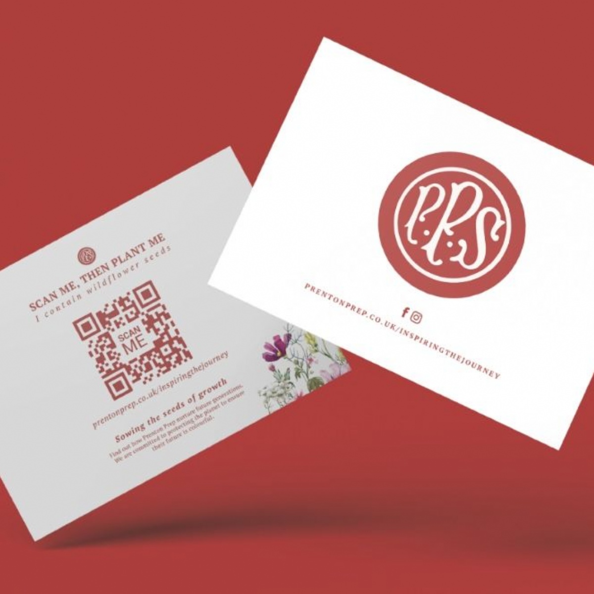 Prenton Preparatory School - Wildflowers Seed Paper Flyer